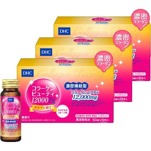 DHC膠原蛋白12000+濃密美容飲50ml 10支裝 – 森島選物